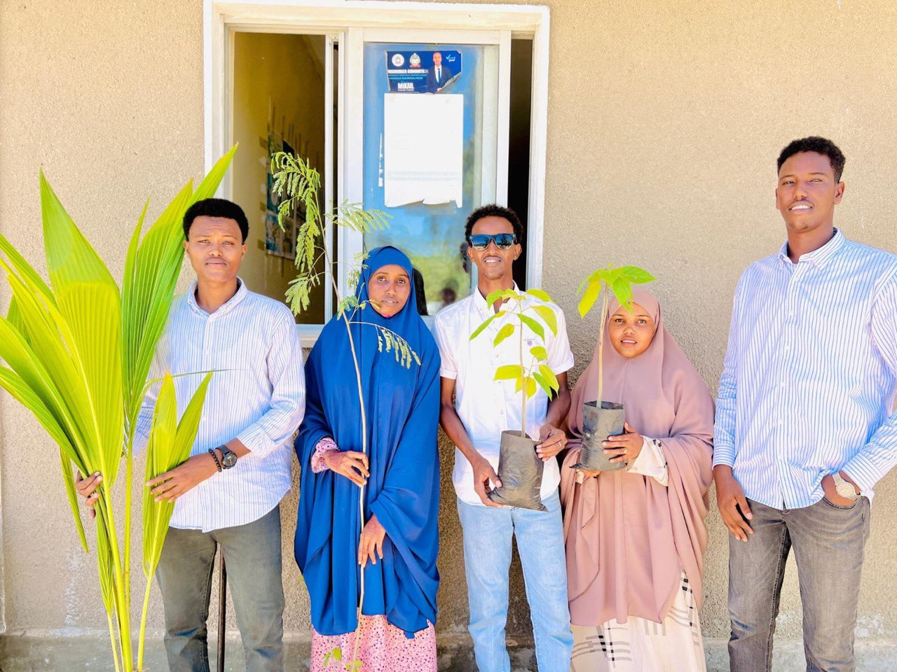 Tree planting at Somali National university students initiative – Bisha ...